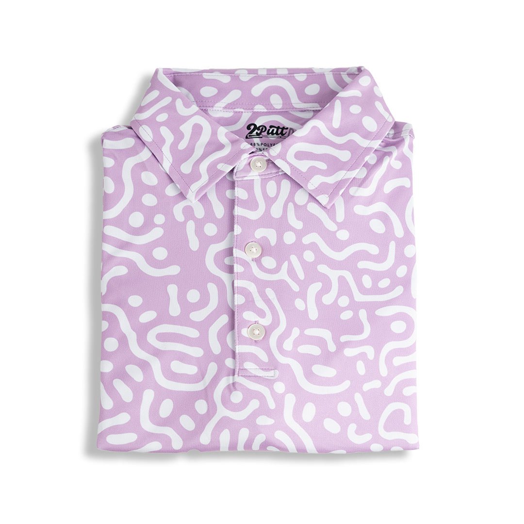 Wrong Fairway Lavender Women's Polo (Sleeveless) – 2putt